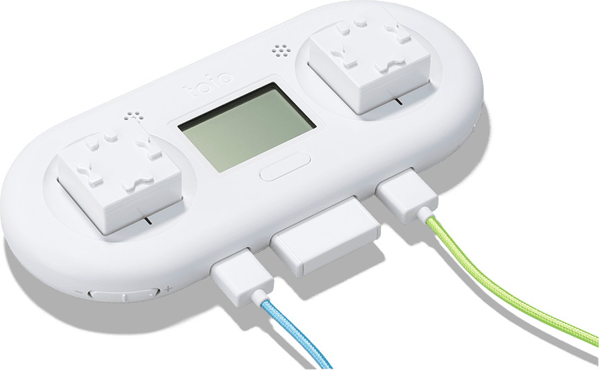 小さなキューブ型ロボットトイ・toio（トイオ）